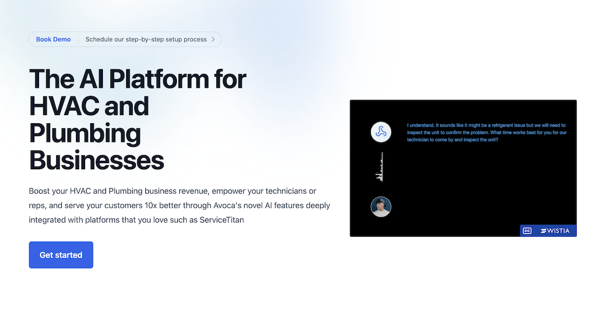 Avoca - The AI platform to help close and support your customers 24/7